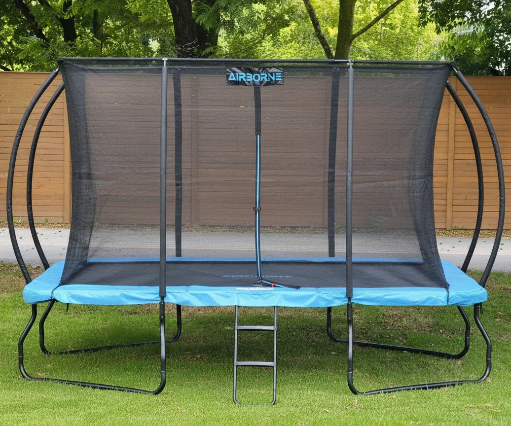 Airborne Pro 2026 7ft x 10ft Rectangle Trampoline With Ladder