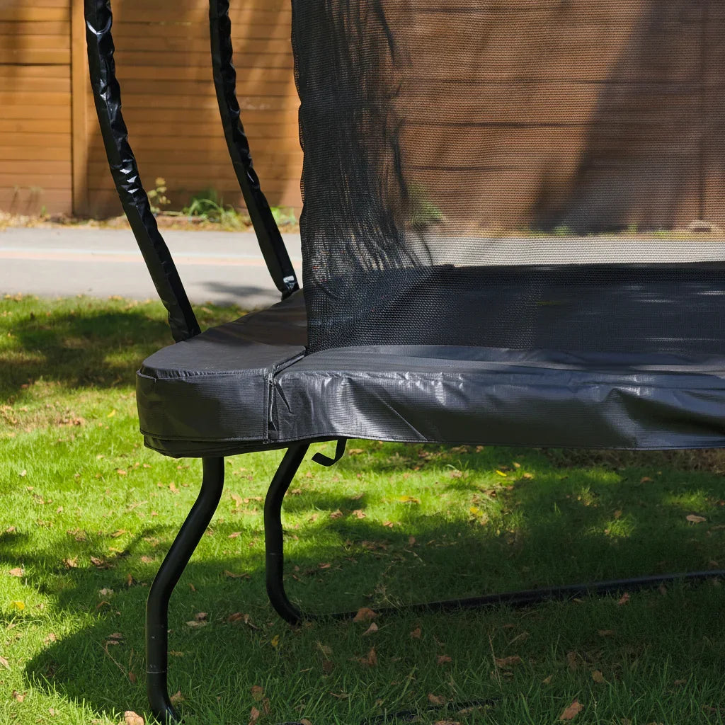 Airborne Pro 2026 8ft x 12ft Rectangle Trampoline With Ladder